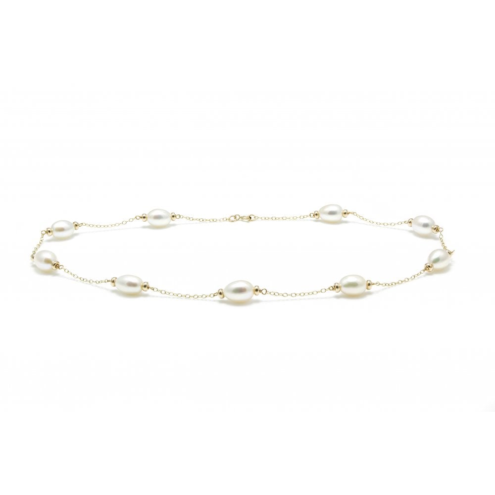 9ct Yellow Gold 'Mary Berry' Style Pearl Necklace – Bensons of Ludlow